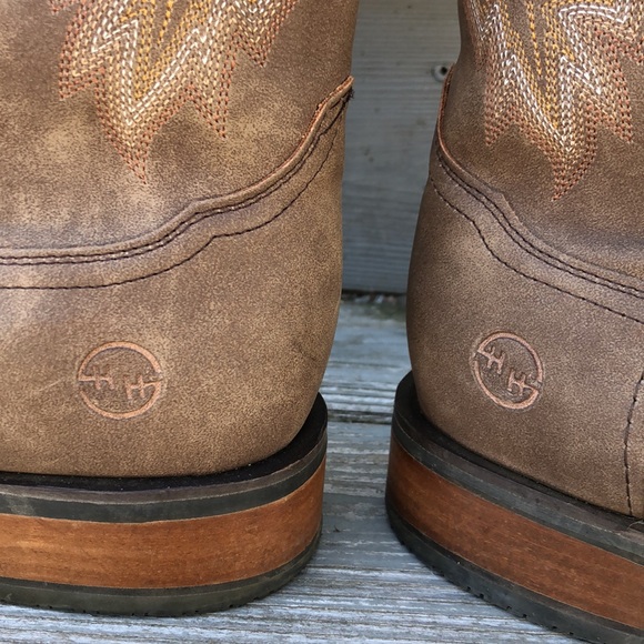 Double H | Shoes | Double H Mens Brown Western Boots Size 85 Ee | Poshmark